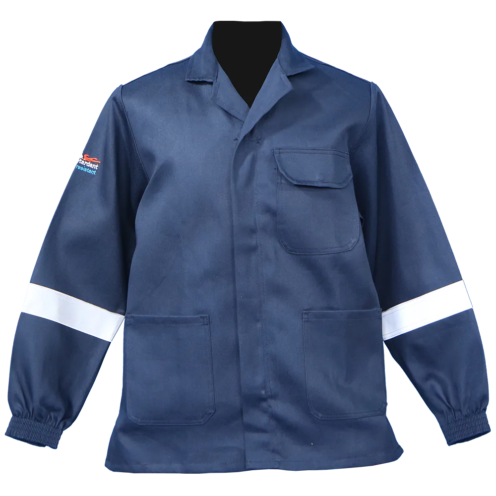 D59 Flame Retardant & Acid Resist Jacket Safety Overall with reflectiv ...
