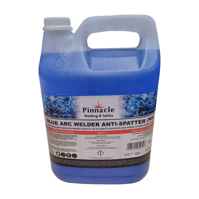 Blue-ARC Anti-Spatter, Water-Based, Non-Silicon 5L – Pinnacle Shop ...