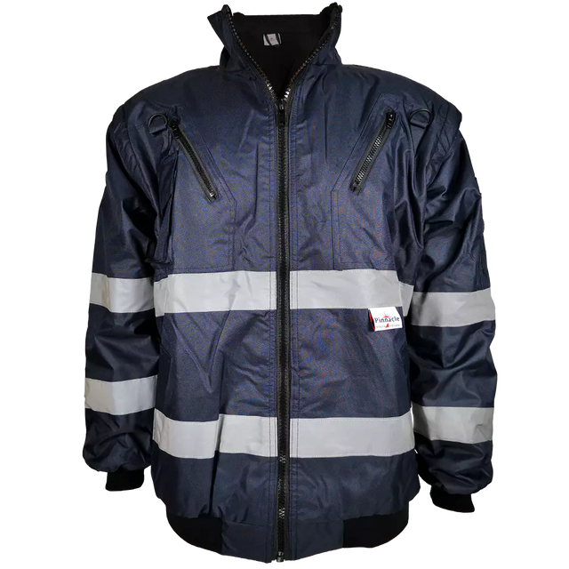 Pinnacle Reflective Bunny Jacket Navy – Pinnacle Shop - The Welding ...