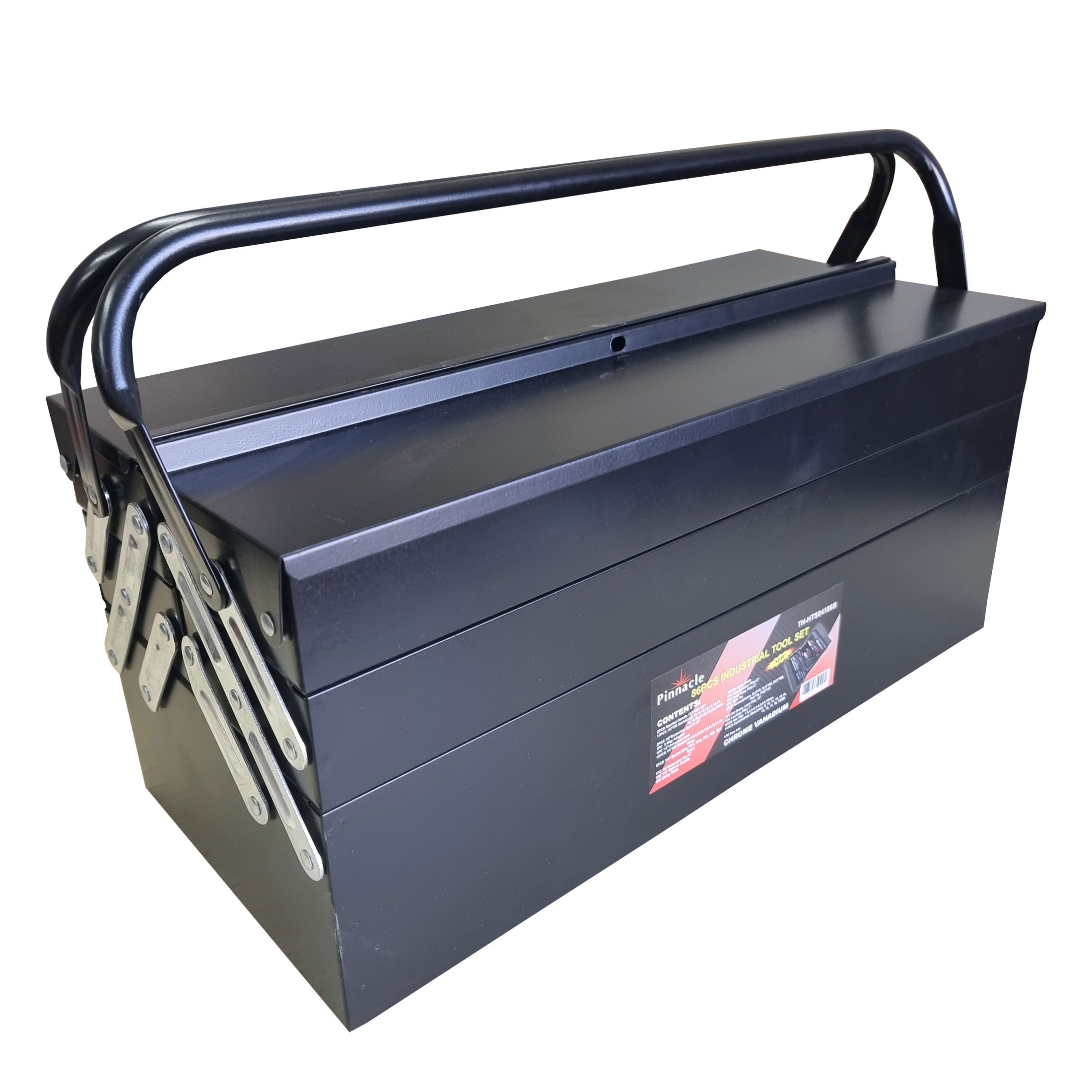 85 Piece Toolbox Set, with 5 Tier Metal Toolbox - Pinnacle Welding ...