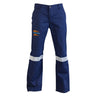 D59 Flame Retardant & Acid Resist Trouser Safety Overall with reflecti ...